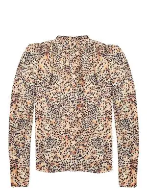 Isabel Marant Lamia Printed Blouse - Natural