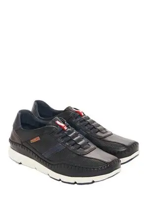 Pikolinos Fuencarral Leather Sneakers - Black