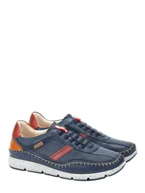 Pikolinos Fuencarral Leather Sneakers - Blue
