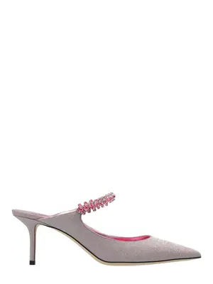 JIMMY CHOO Bing Crystal Embellished Mules - Pink