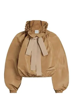 Patou Iconic Drawstring Blouse - Neutrals