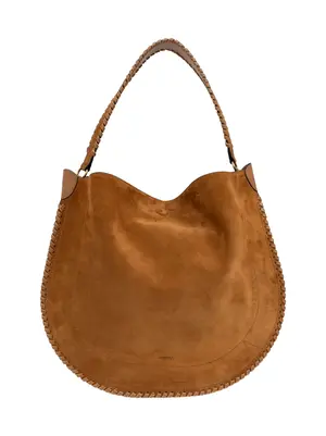 Isabel Marant Oskan Hobo Shoulder Bag - Brown