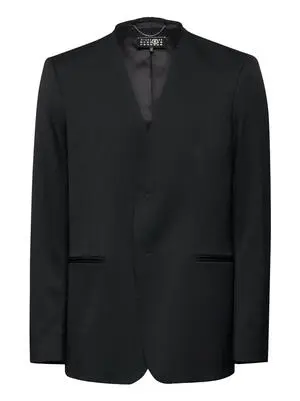 MAISON MARGIELA Single-breasted Twill Blazer - Black