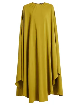 TOM FORD Cape-effect Georgette Gown - Green