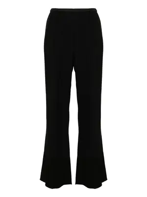 FORTE_FORTE Crepe Straight Trousers - Black