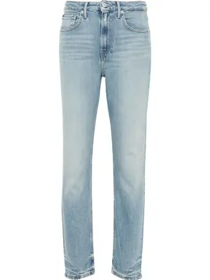 Tommy Hilfiger High-rise Slim Cigarette Jeans - Blue