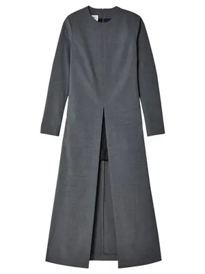 MAISON MARGIELA Long-sleeve Virgin-wool Blend Dress - Grey