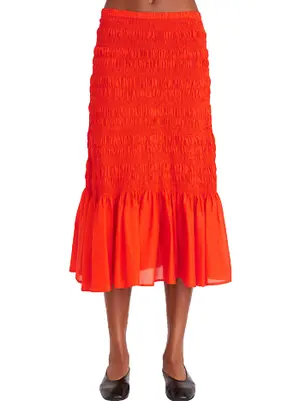Merlette Merlette Sereda Midi Skirt Flame