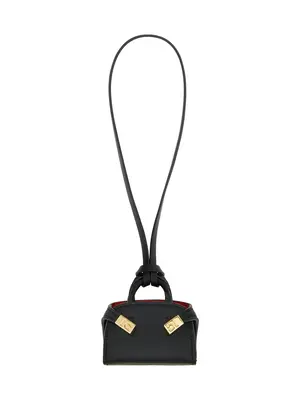 FERRAGAMO Hug Mini Charm - Black
