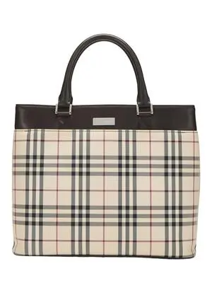 Burberry House Check Handbag - Beige