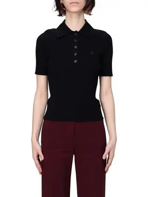 COURREGES Polo Shirt - Black