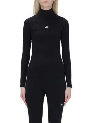 Balenciaga Long Sleeve High Neck Top - Black