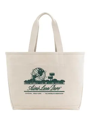 Aimé Leon Dore Large Unisphere Tote - Cream