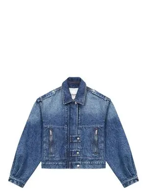 MARANT ETOILE Julie Denim Jacket - Blue