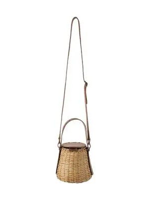 Nannacay Naomi Wicker Bucket Bag - Neutrals