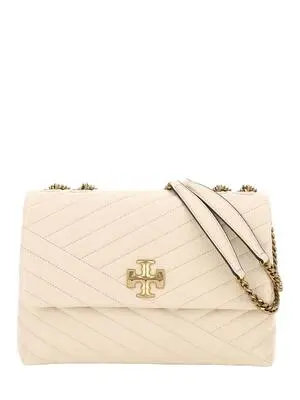 Tory Burch Tory Burch Kira Large Shoulder Bag Beige