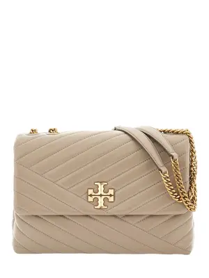 Tory Burch Tory Burch Kira Large Shoulder Bag Grey