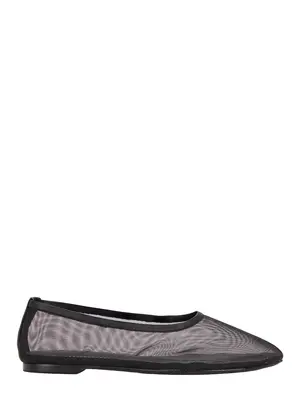 Staud Alba Ballerinas - Black Mesh