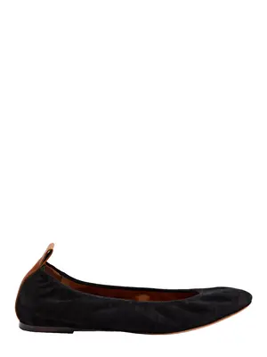 LANVIN Suede Ballerinas - Black