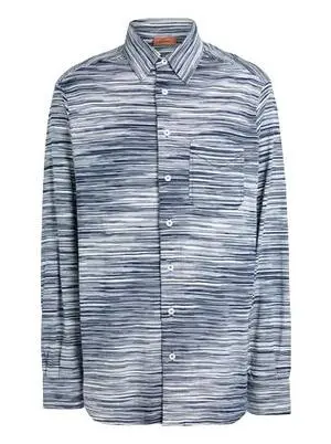 Missoni Shirt Size Cotton - Navy