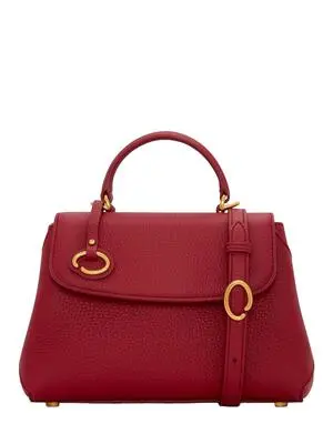 Oscar De La Renta The Mini Poppy Bag - Red
