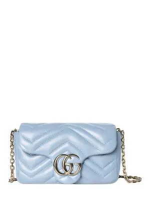 Gucci Gg Marmont Shoulder Bag - Blue