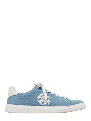 Tory Burch Double T Howell Court Sneakers - Blue