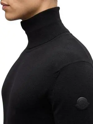 MONCLER Moncler Solid Wool Turtleneck Pullover
