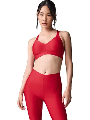 Alo Yoga Airlift Strength Bra Bold Red
