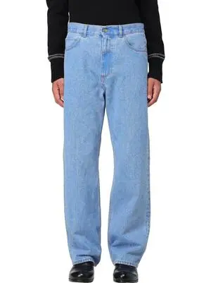 Marni Relaxed Fit Light Wash Jeans - Denim