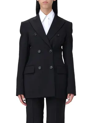 Sportmax Double Breasted Jacket - Black