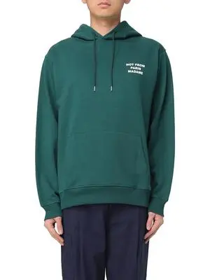 Drole De Monsieur Embroidered Logo Hoodie - Green