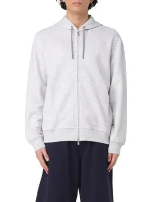 Brunello Cucinelli Full Zip Sweatshirt - Grey 1
