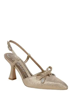 CIRCUS NY BY SAM EDELMAN Monica Slingback Pumps - Soft Gold