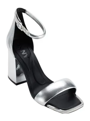 Dkny DKNY Scarla Ankle Strap Sandal Silver