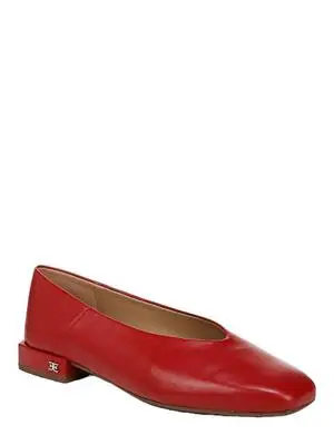 Sam Edelman Sam Edelman Kasey Square Toe Pumps Scarlet