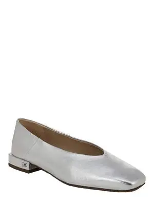 Sam Edelman Sam Edelman Kasey Square Toe Pumps Soft Silver