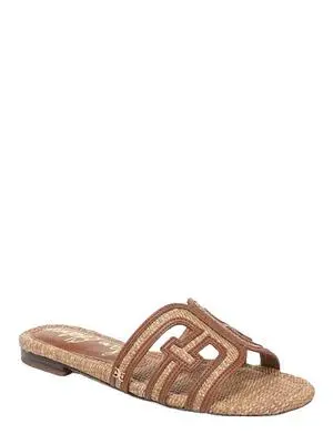 Sam Edelman Bay Slide Sandal - Tawny Tan/rich Cognac