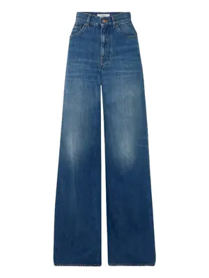 Chloé High-rise Wide-leg Jeans - Blue