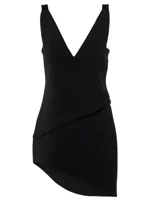 JW Anderson Asymmetric Mini Dress - Black