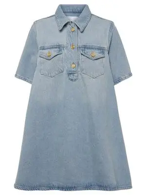 GANNI Denim Minidress - Blue