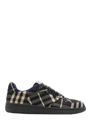 Burberry Check Terrace Sneakers - Black