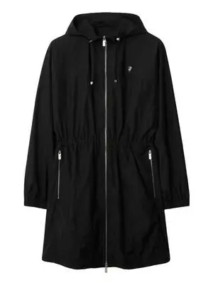 Burberry Nylon Cotton Twill Parka - Black