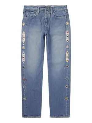 Kapital Monkey Cisco Straight-leg Jeans - Blue