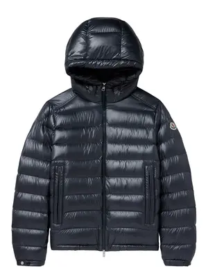 Moncler Moncler Besines Slim-Fit Quilted Hooded Down Jacket Blue