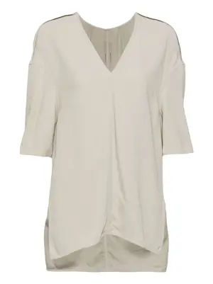 RICK OWENS Rick Owens V-Neck Drop-Shoulder Blouse