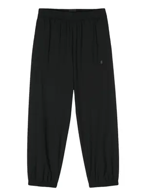 Givenchy 4g-detail Wool Track Pants - Black