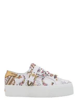 Camilla X Superga 2790 Leather Sneakers - White