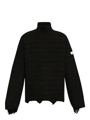 MAISON MARGIELA High-neck Jumper - Black