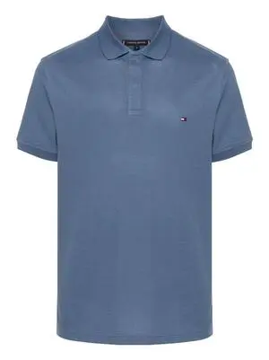 Tommy Hilfiger Logo-embroidered Polo Shirt - Blue